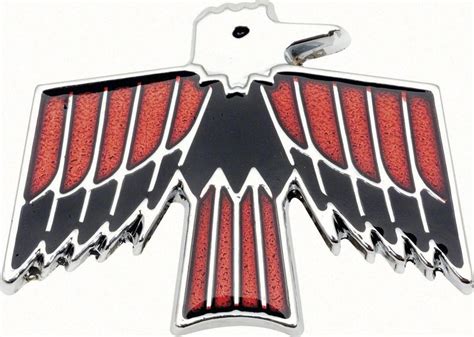 1968 Pontiac Firebird Gas Door Emblem Bird Logo