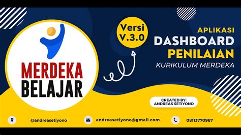 Tutorial Dashboard Penilaian Kurikulum Merdeka V 3 0 YouTube