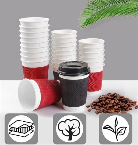 Disposable Biodegradable New Design Pink Coffee Cups For Hot Drink
