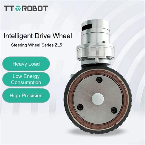 Agv Drive Wheel Continuous Rotation Servo Wheel For Beginner Robotic