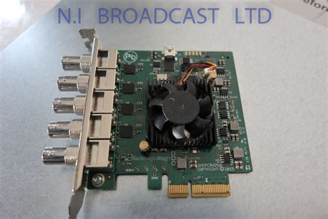 Blackamgic Decklink Duo 2 Interface Input Card N I Broadcast Ltd