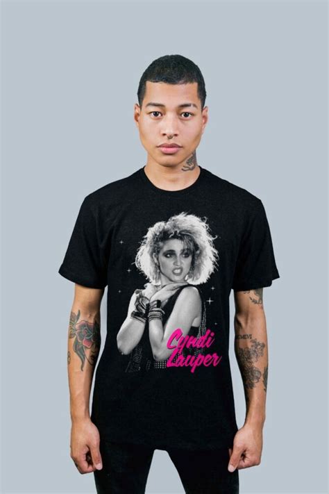 Camiseta Cyndi Lauper Bendita Augusta Algodão Bendita Augusta