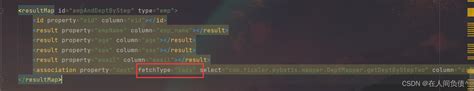 mybatis 自定义映射resultmap resultmap映射不到 csdn博客