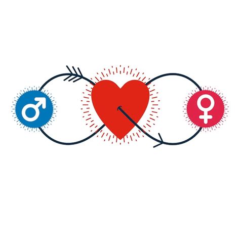 Premium Vector Love Couple Conceptual Logo Unique Vector Symbol