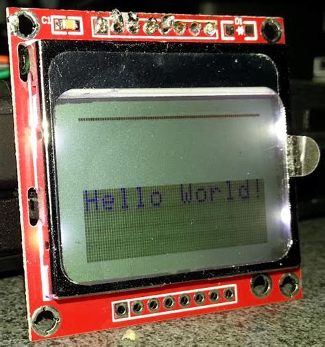 Arduino Use A Nokia Lcd Screen Erwan S Blog