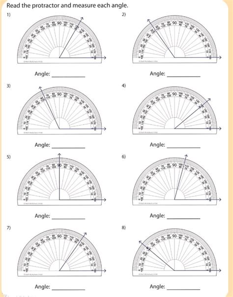 Read The Protractor And Measure Each Angle 1 StudyX