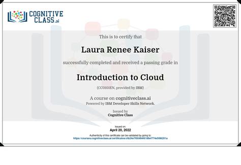 Ibm Cc0101en Certificate Cognitive Class