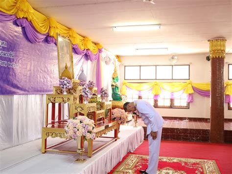 เทศบาลเมืองยโสธร ร่วมพิธีเจริญพระพุทธมนต์ถวายพระราชกุศล เฉลิมพระเกียรติสมเด็จพระนางเจ้าฯ พระบรม