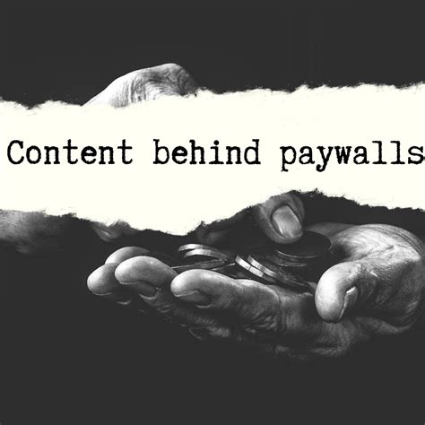 Content Behind Paywalls Paper Beats World