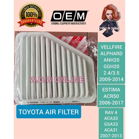 TOYOTA VELLFIRE ALPHARD ANH20 2009 ESTIMA ACR50 2006 RAV4 ACA33 AIR