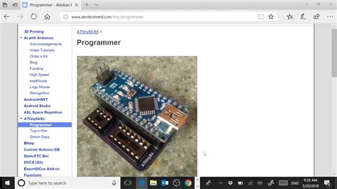 Attiny Programmer Software Setup Youtube