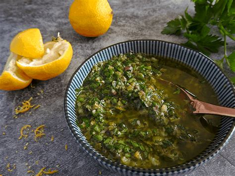 Italian Salsa Verde Recipe Feed Your Sole