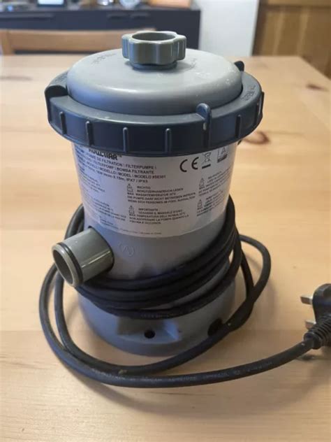 Bestway Flowclear Pool Filter Pump Model 58381 330 Gallon With Pipes