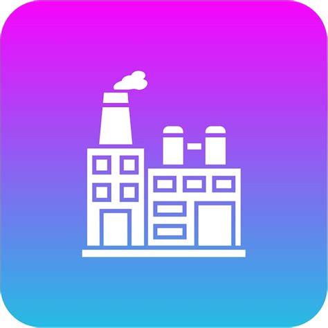 Premium Vector Factory Icon