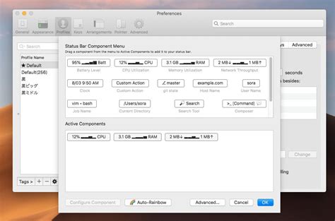 iterm2 3 3 0が公開 pythonスクリプトapiやステータスバーの追加など新機能多数 ソフトアンテナ