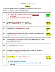 Assignment Exercise Of Docx Acct Assignment Exercise Use The Following Slides