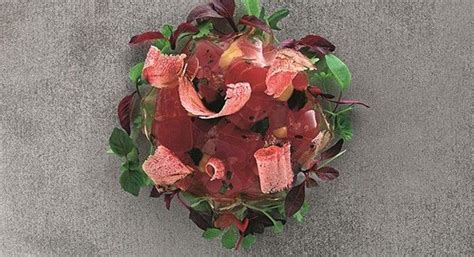 Yellowfin Tuna With Goats Milk Fromage Blanc Miso Mustard And Ichiban