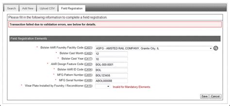 Field Registration