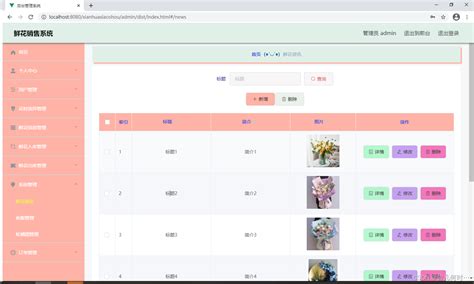 基于ssmvue的鲜花销售系统设计与实现 Csdn博客