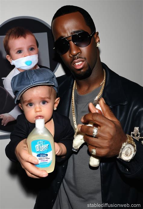 create an image of p diddy with baby oil in his hand Prompts | Stable Diffusion Online
