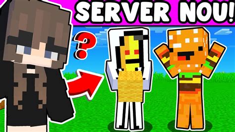 NOUL SERVER DE MINECRAFT ESTE AICI YouTube