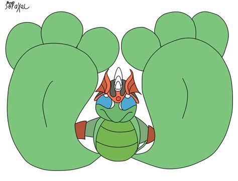 Big Green Feets By Soraxel On Deviantart