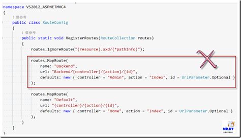 Mrkt 的程式學習筆記 Aspnet Mvc 使用 Area 以 Backend 後台為例