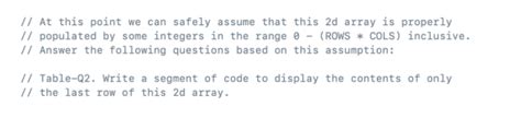 solved int main { const int rows 3 const int cols 4