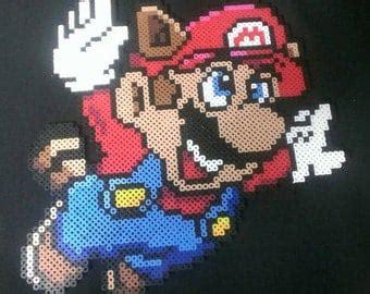 Items Similar To SUPER MARIO BROS Mushroom Power Up Pixel Bead