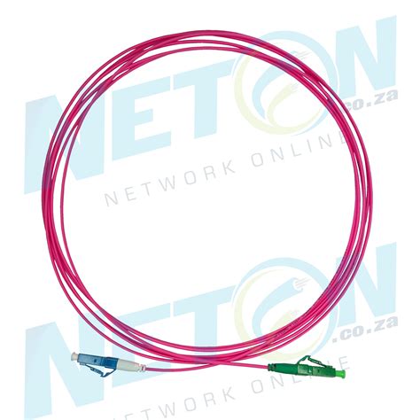 Pink Lc Apc Lc Upc Simplex Single Mode Fibre Patch Lead Network Online
