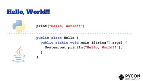 Python Vs Java Sunwoos Notes