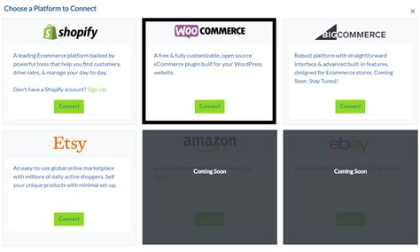 how to connect customcat to woocommerce