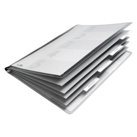 Durable Personnel Folder A4 5 Compartments With Suspension Rail And Office One Llc