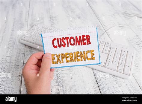 Text Sign Showing Customer Experience Business Photo Text Interaction Between Satisfied