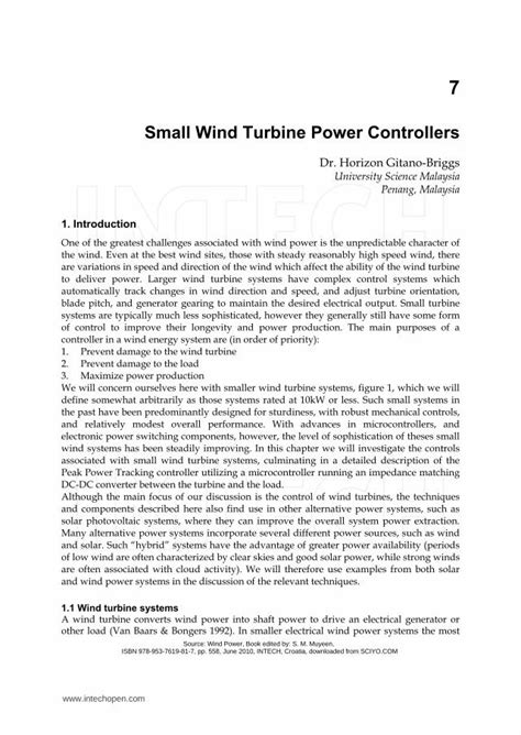 pdf small wind turbine controllers dokumen tips