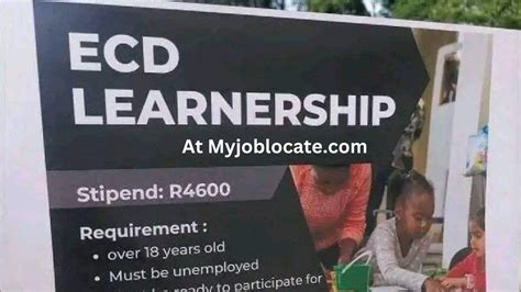 The Ecd Learnerships Opportunity In 2024 Stipend Of R5000