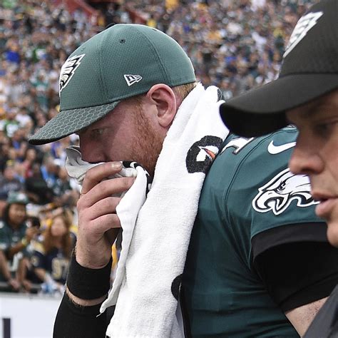 Carson Wentzs Knee Injury Revealed To Be Torn Acl Out For Season
