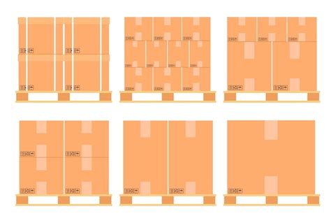 Vecteurs Et Illustrations De Palette Carton En Téléchargement Gratuit
