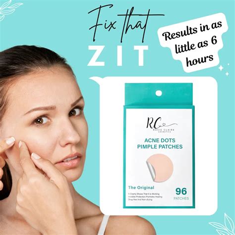 Hydrocolloid Acne Pimple Patches 96 Count Variety Size Rosie Claire
