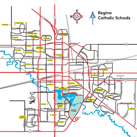 Division Map Regina Catholic Schools