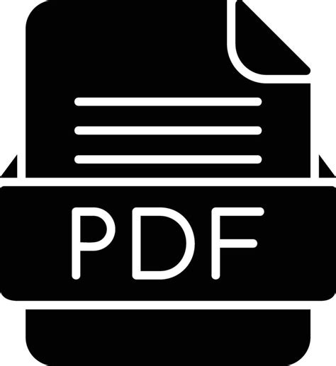PDF File Format Line Icon 28643870 Vector Art At Vecteezy