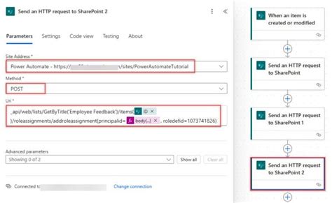 Break Permission Inheritance Sharepoint Online Power Automate