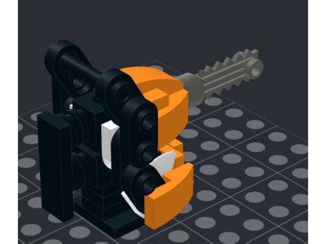 Lego Moc Chainsaw Man Bust By Funkydonut Rebrickable Build With Lego