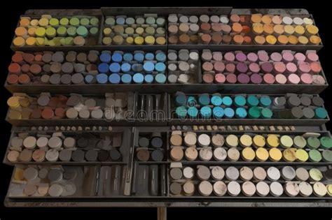 A Collection Of Different Types Of Palettes Each With Their Own Color