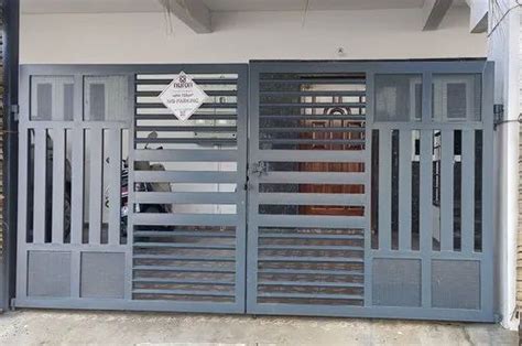 Grey Painted Surface Mild Steel Body Automatic Swing Gate At INR In Bengaluru Apeiron