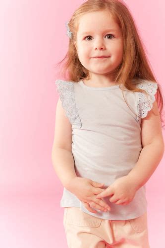 Mavi Kız Bebek Kız Bebek Bisiklet Yaka Atlet 2772152 DeFacto