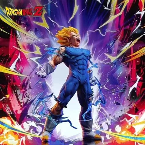 Figurine Majin Vegeta Ssj 2 Super Saiyan Dessin Animé Dragon Ball Z