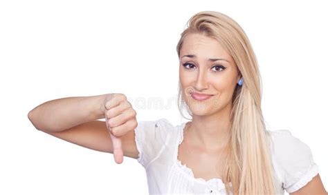 Duimen Op En Neer Stock Afbeelding Image Of Geïsoleerd 13266825