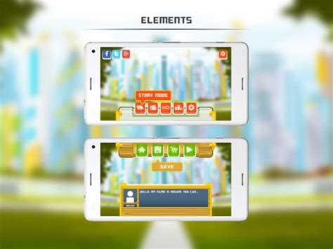 Cartoon Modern Game Ui Art Pack 2d Gui Unity Asset Store Modern Games Games Game Ui