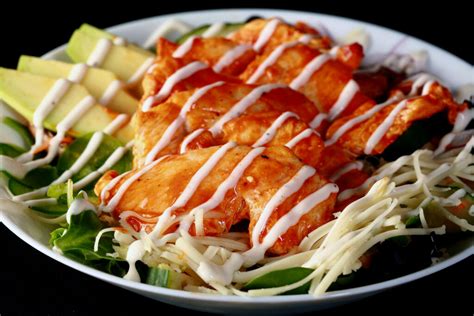 Easy Buffalo Chicken Salad Recipe Low Carb And Gluten Free Low Carb